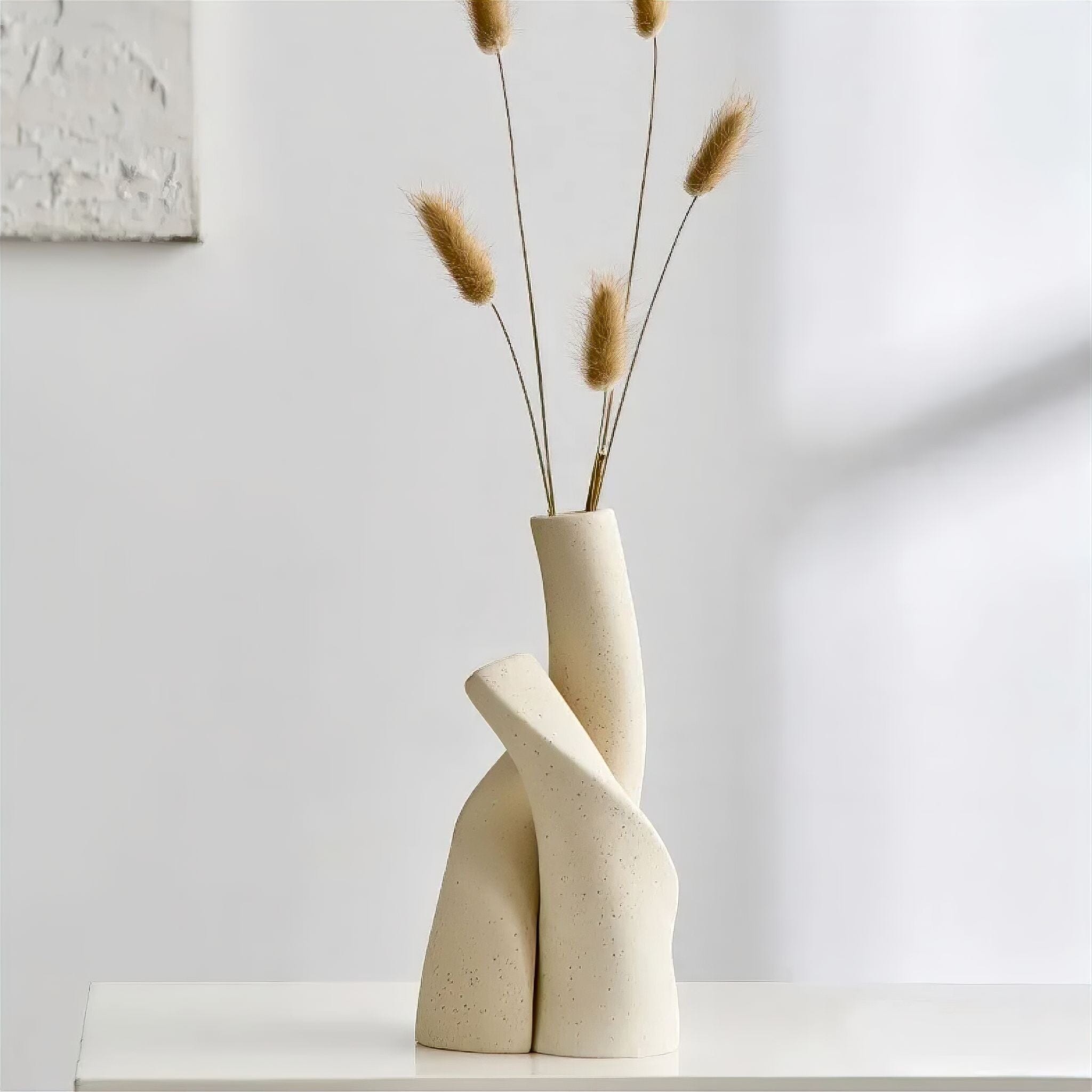 Modern Irregular Handmade Ceramic Frosted Vase | Victoria Queen