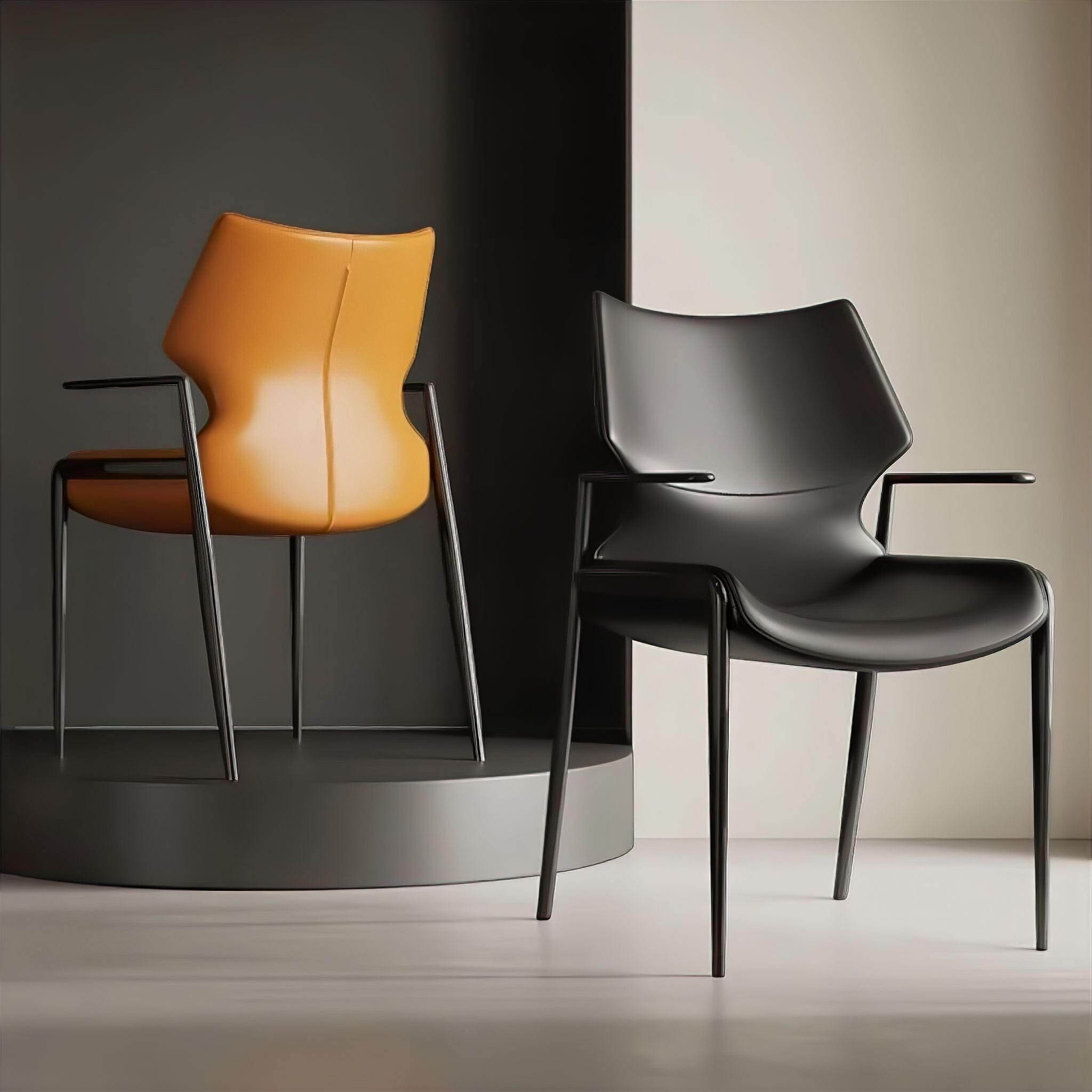 Collette Leather Dining Chairs | Dining Chairs | Luxury Furniture ...