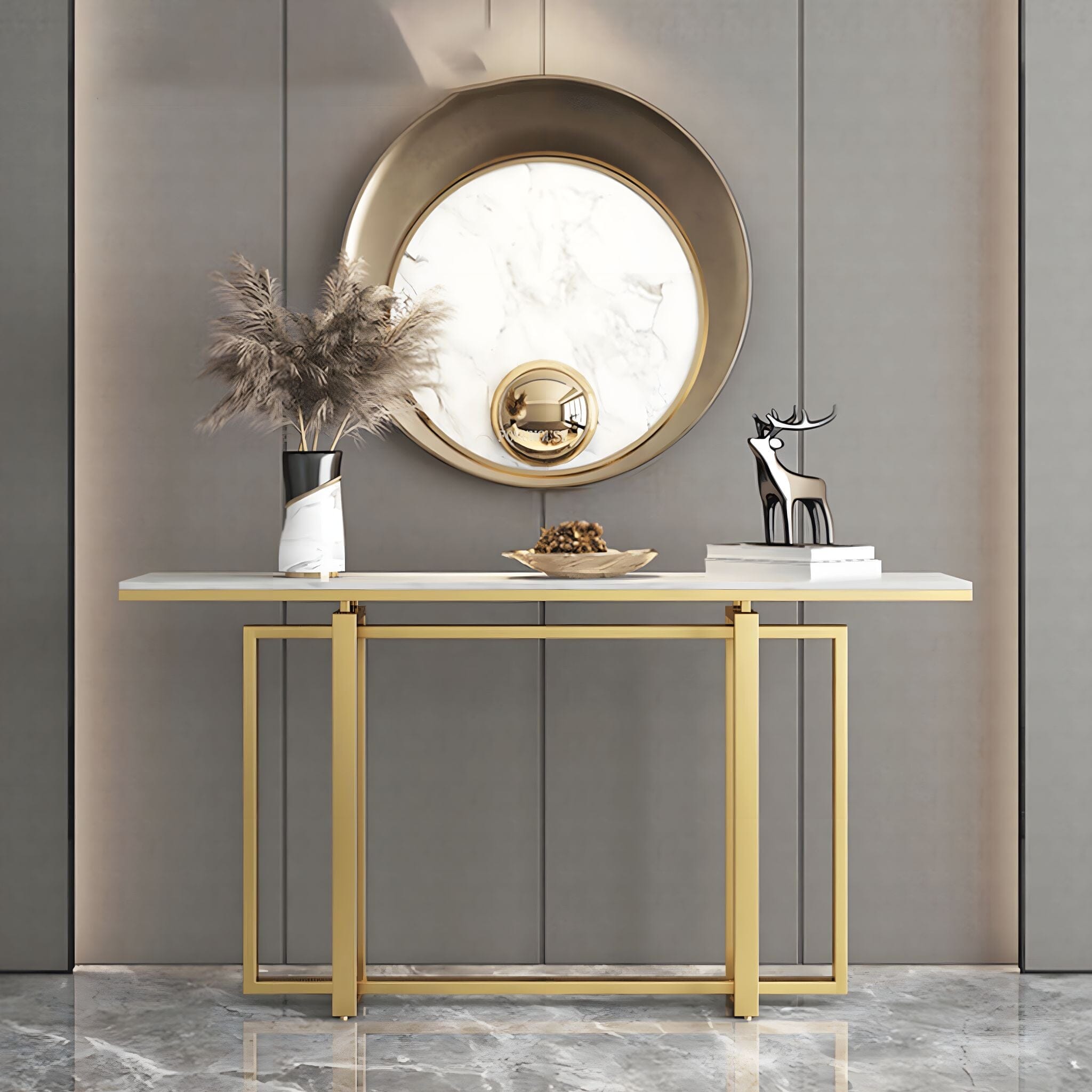 Nordic Luxury Console Table | Modern Hallway Table – Victoria Queen