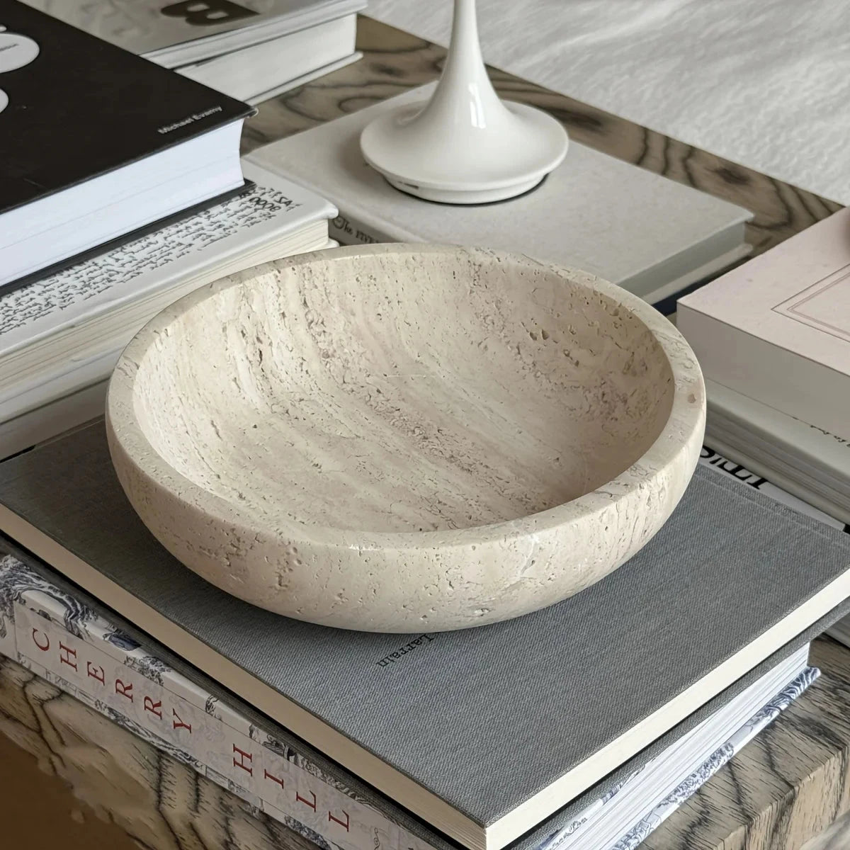 Charlot Travertine Tray | Victoria Queen