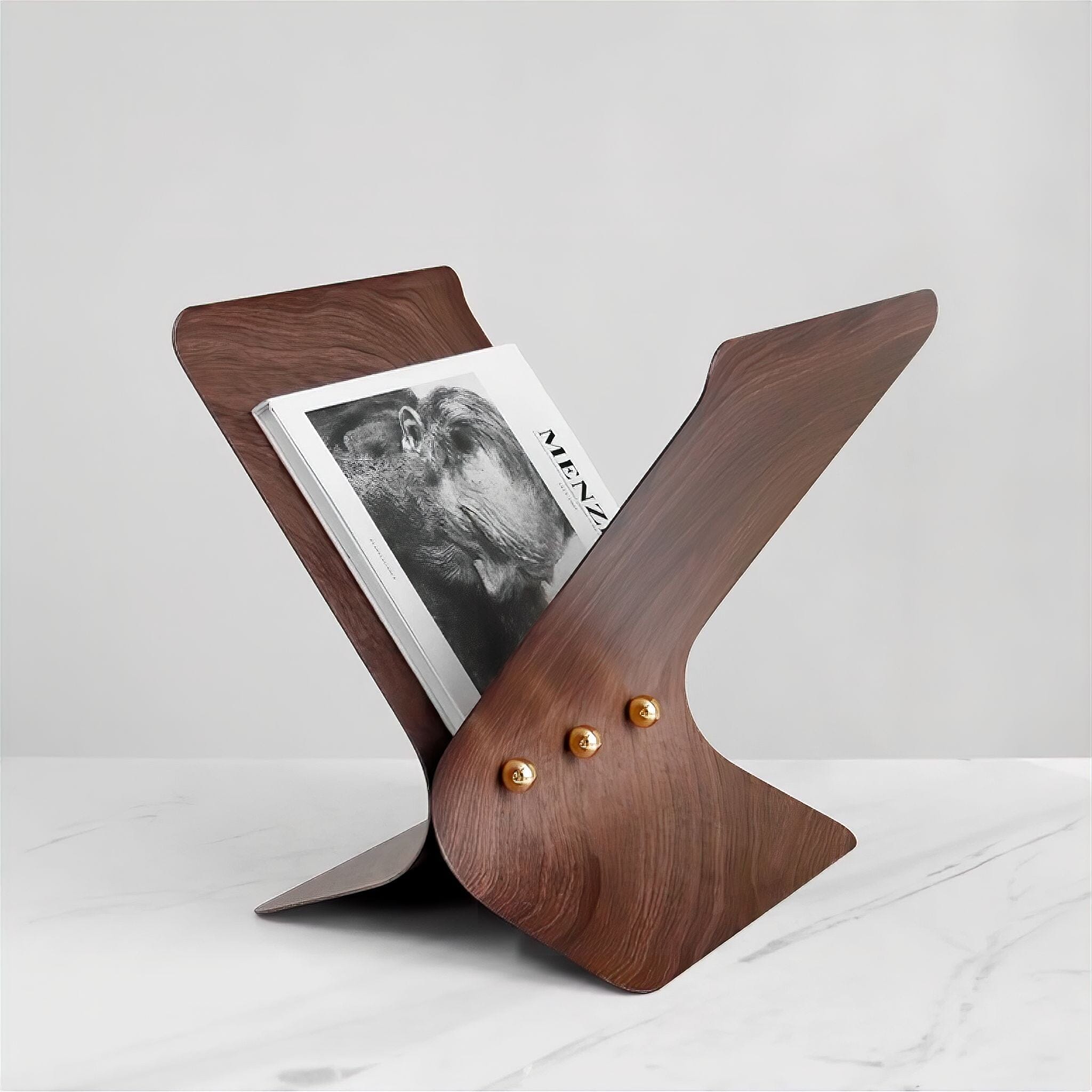 Light Luxury Metal Magazine Holder | Victoria Queen