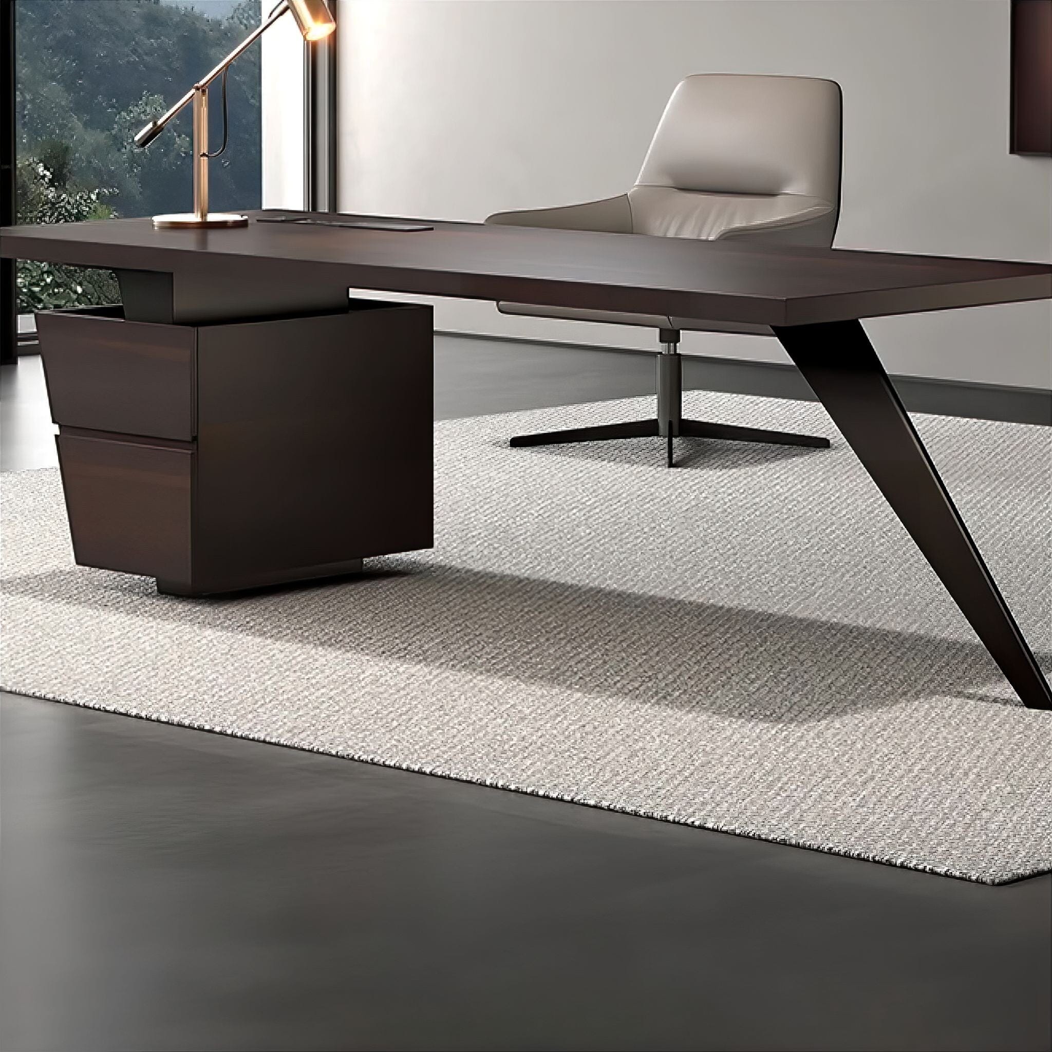Jules Oak Office Desk | Victoria Queen