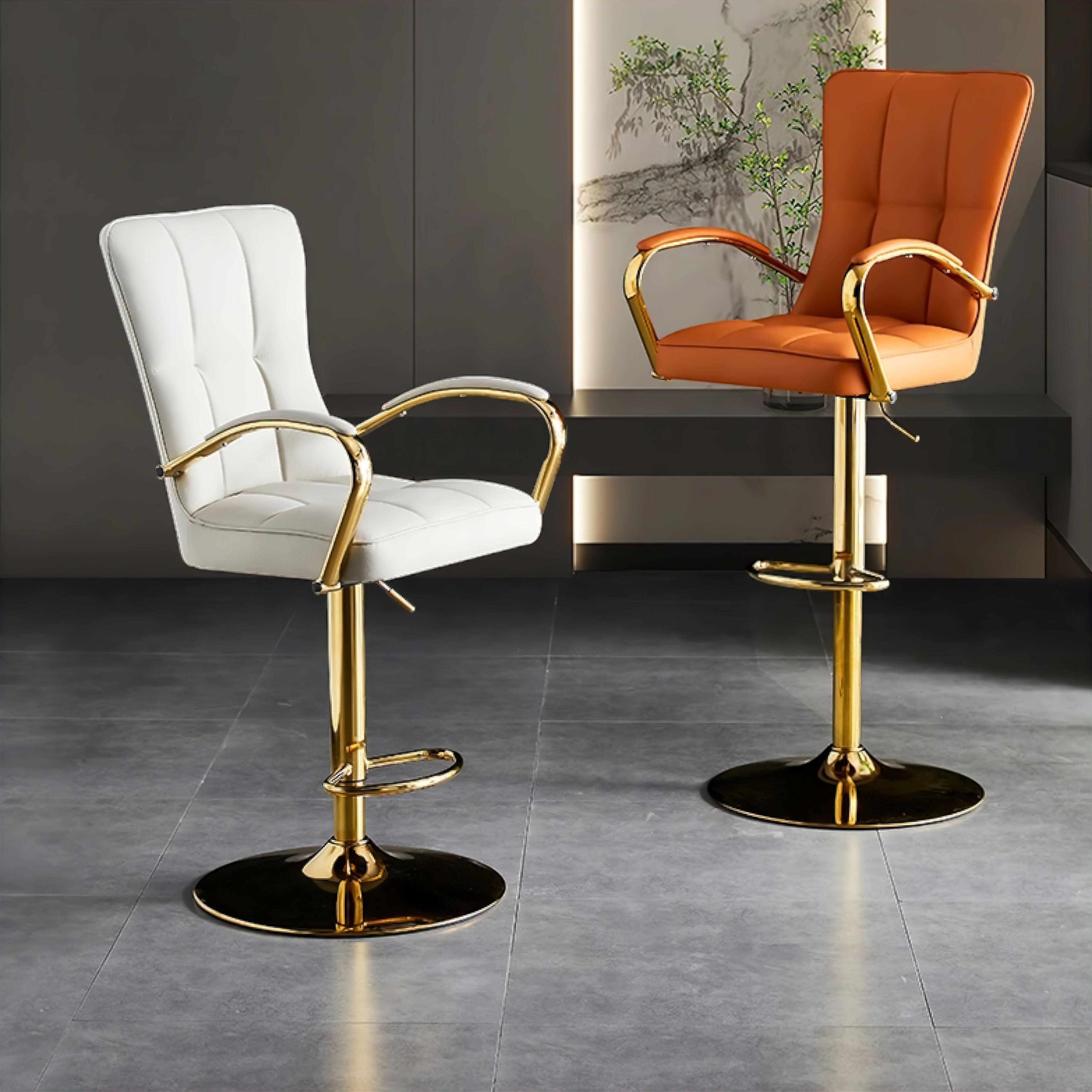 Modern Bar Chairs | Luxury Furniture | Leather Bar Stools | Adjustable ...