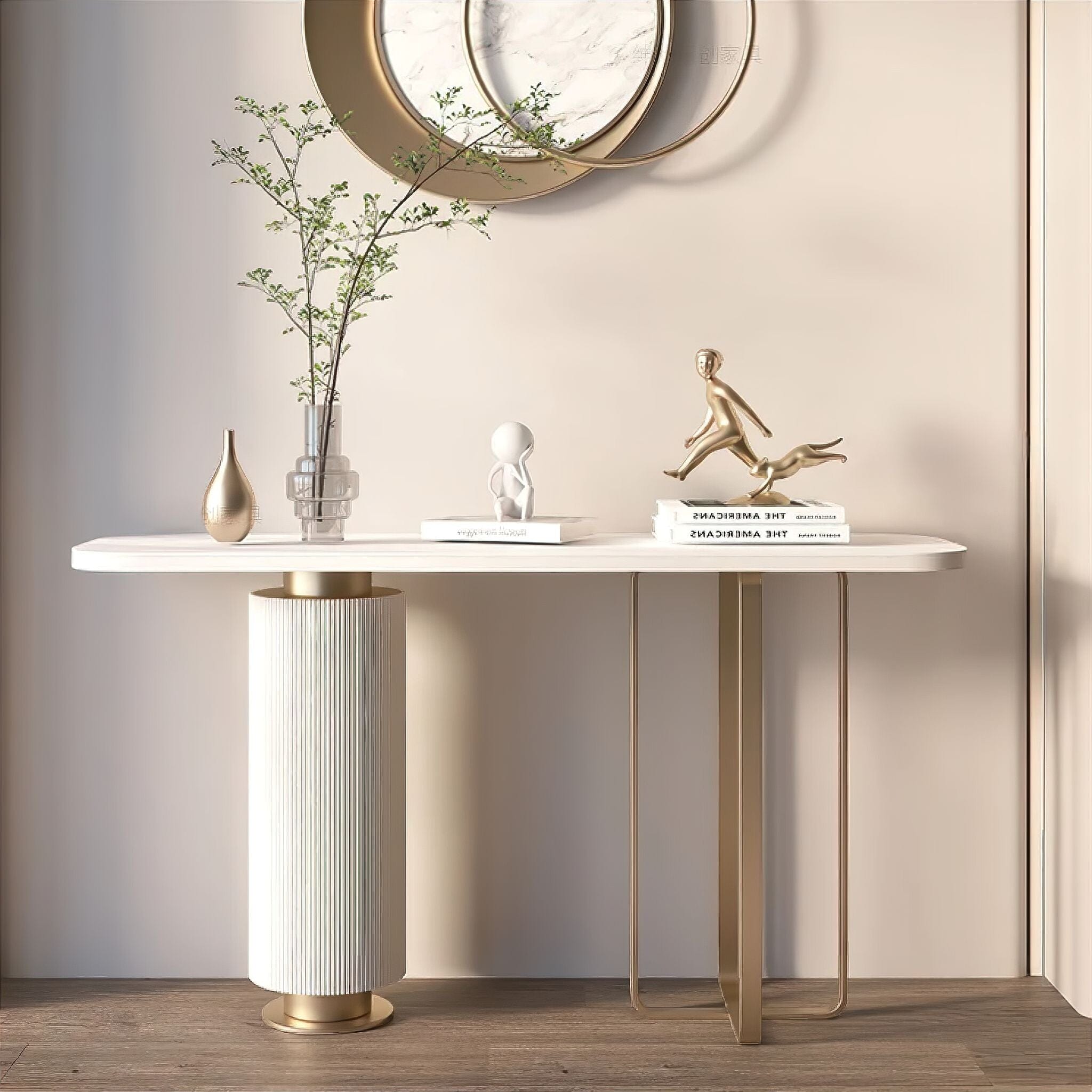 Marius Slate Console Table | Modern Entryway Table | Victoria Queen