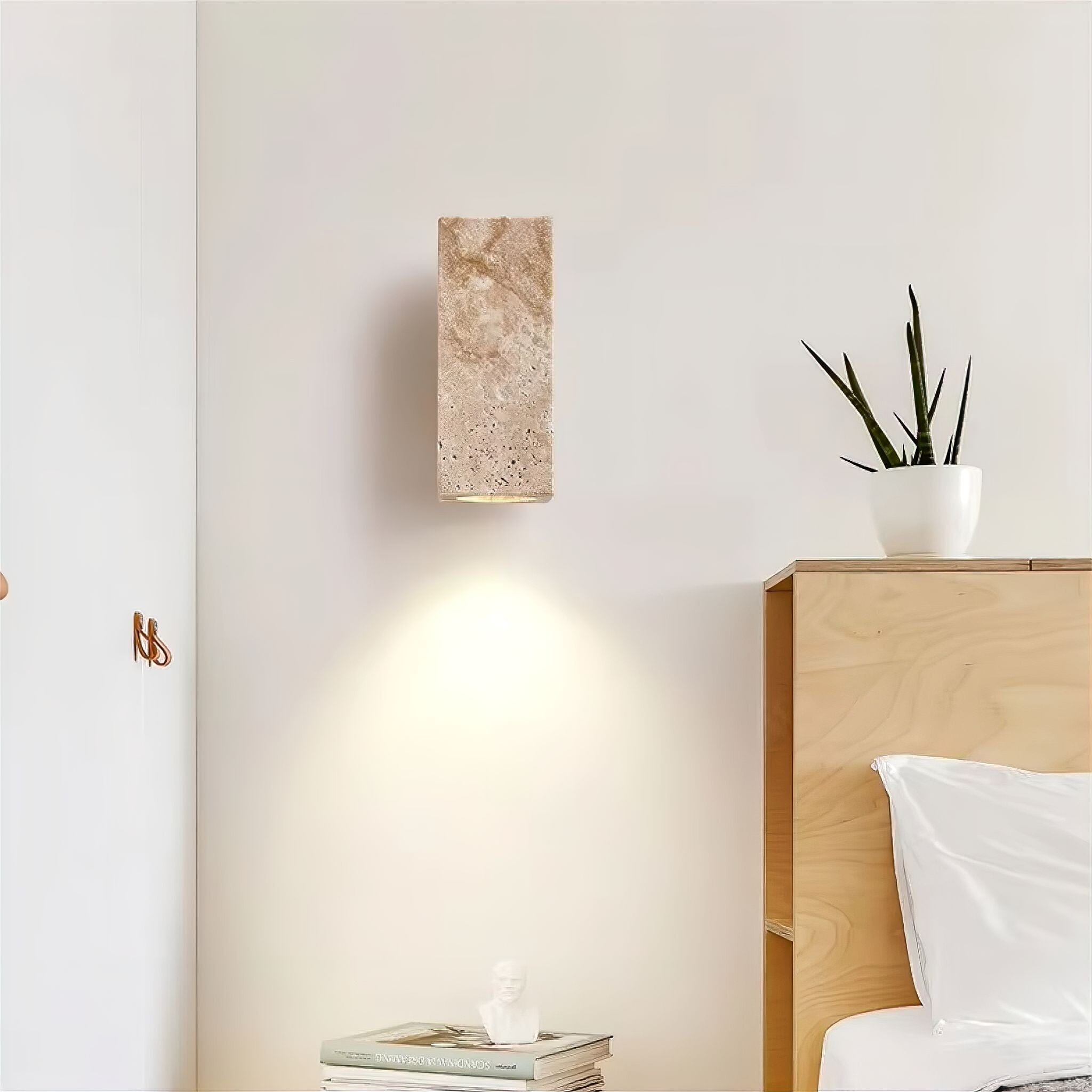Pascale Travertine Wall Light | Victoria Queen