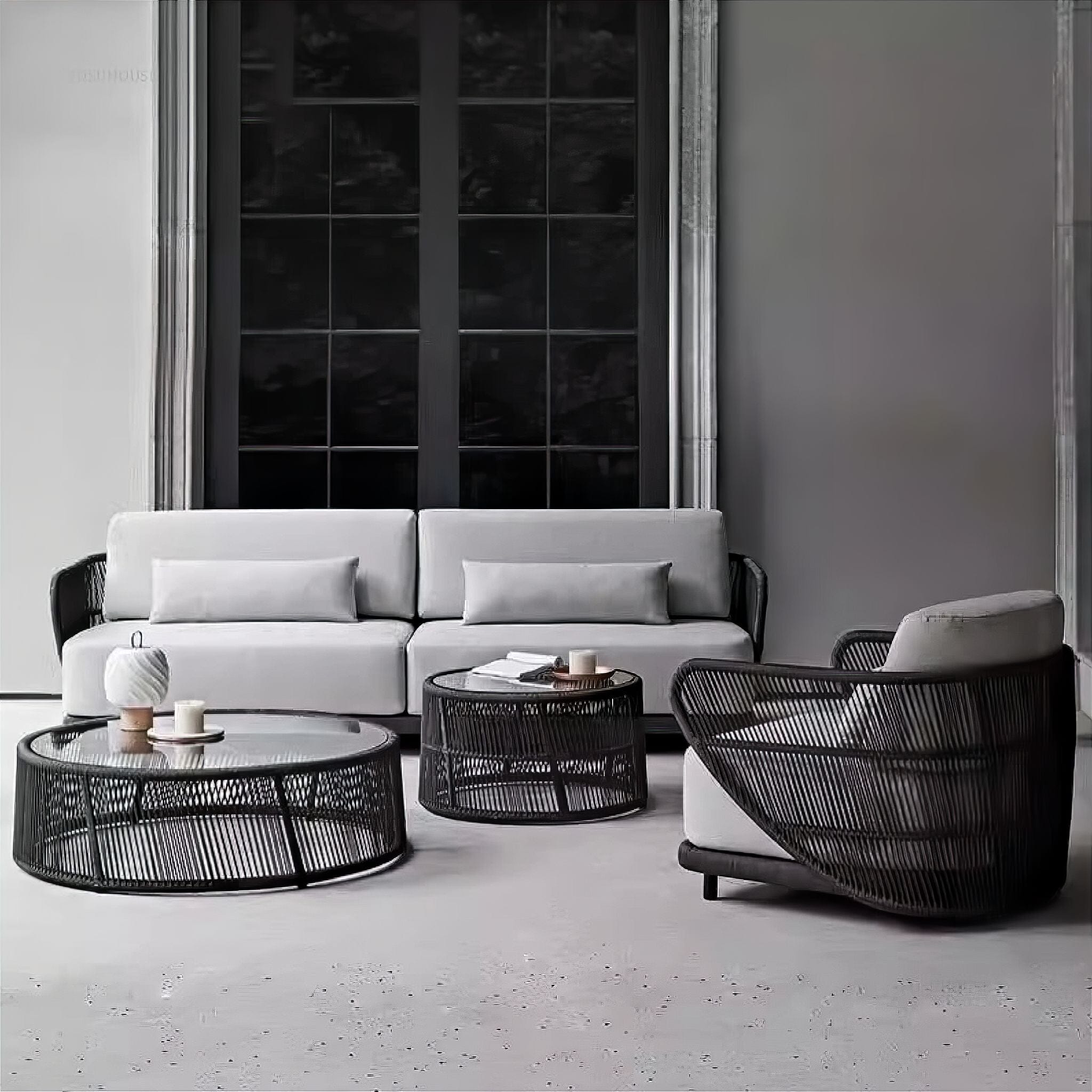 Nordic Rattan Garden Sofas | Balcony and Courtyard Furniture – Victoria ...