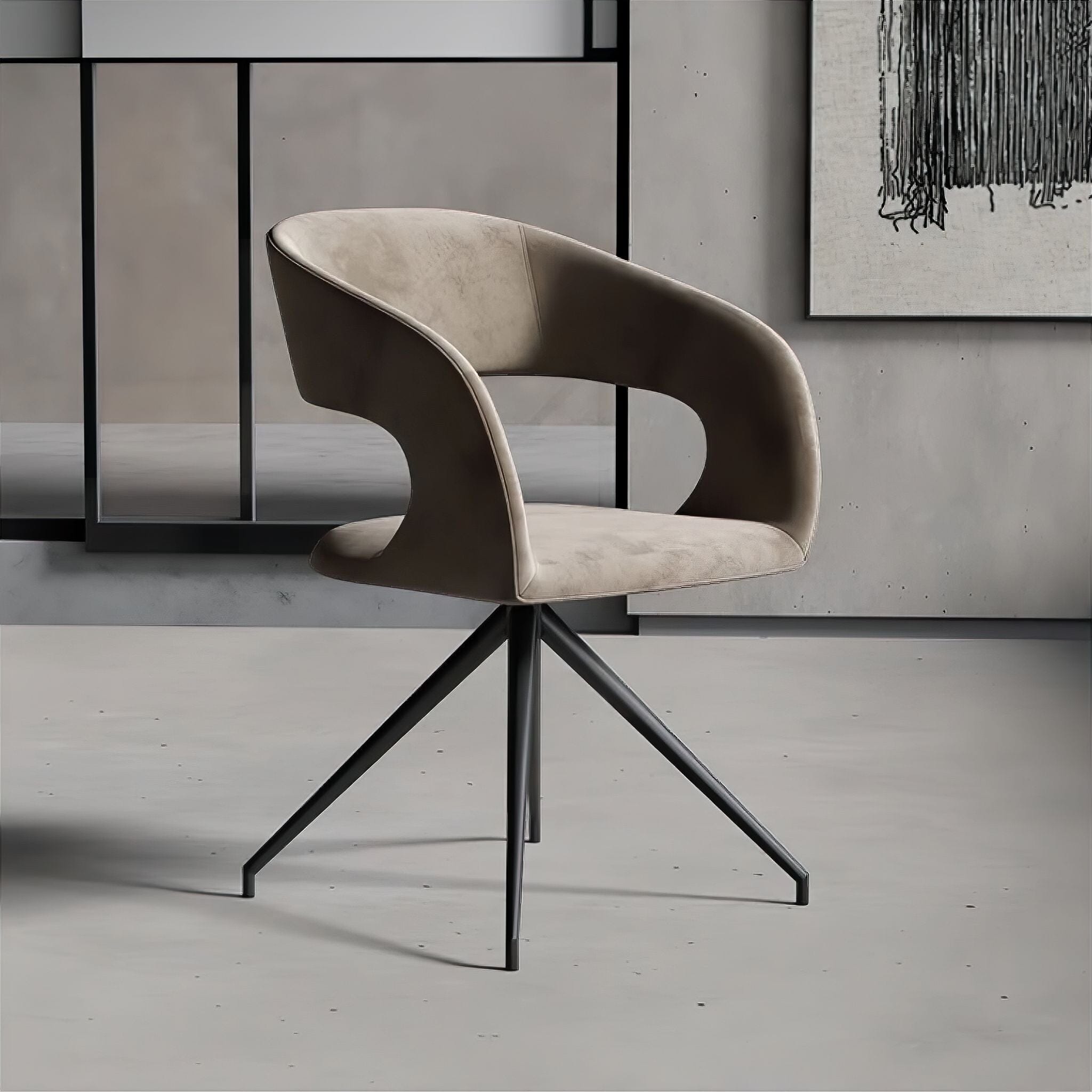 Modern Suede Dining Chair | Dining Chairs | Luxury Furniture | Home ...