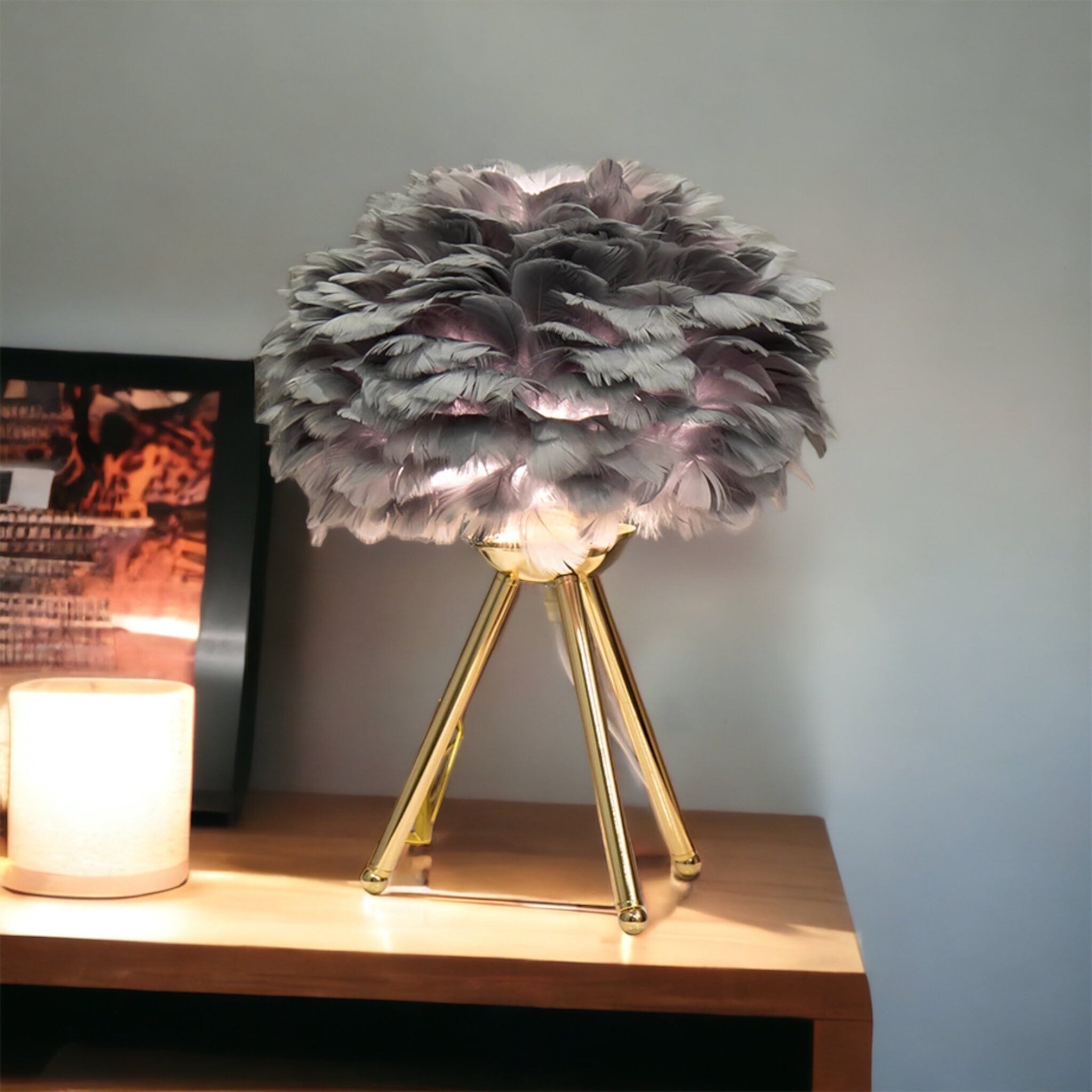 Goose Feather Lamp | Unique Decorative Lighting for Bedrooms – Victoria ...
